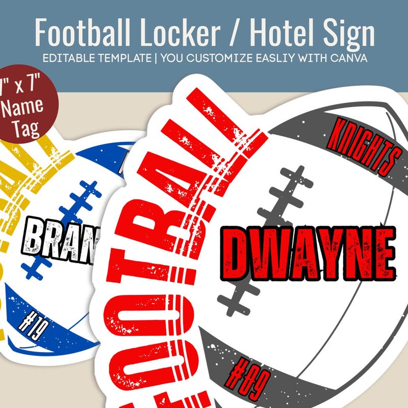Football Locker Decorations - Etsy