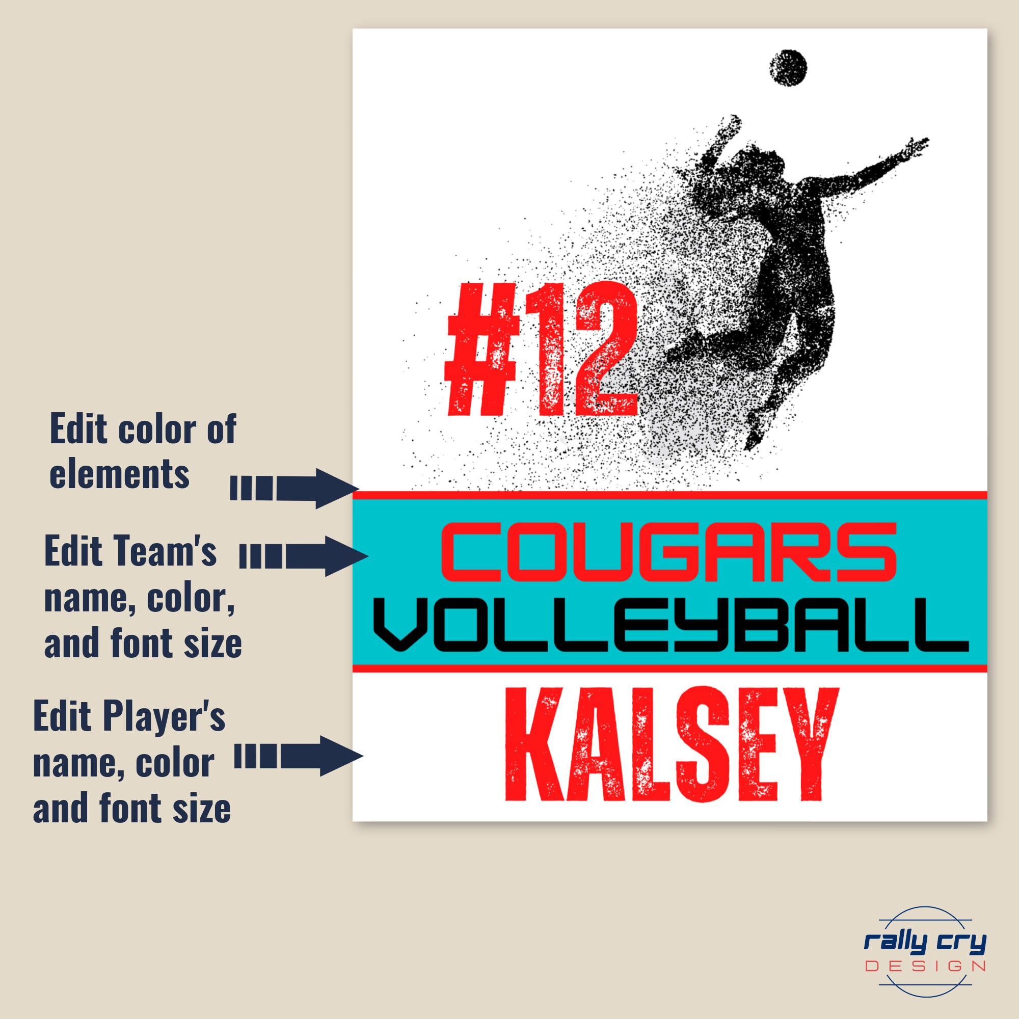 Volleyball Hotel Door Sign Locker Room Poster Locker - Etsy