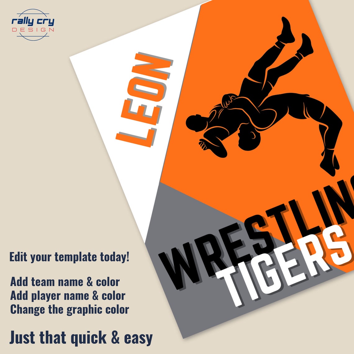 Wrestling Locker Tag Hotel Door Sign Pep Rally Team Spirit - Etsy