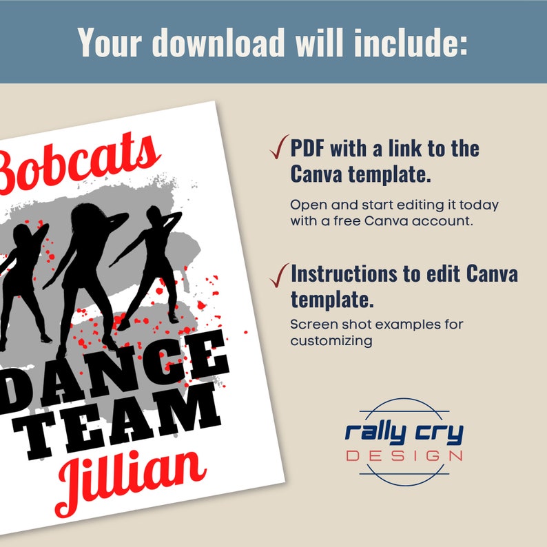 Dance Team Hotel Door Sign Tag Locker Decoration Dance Squad - Etsy