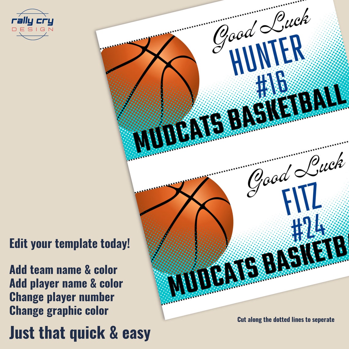 Good Luck Basketball Hotel Door Sign Locker Room Decoration - Etsy