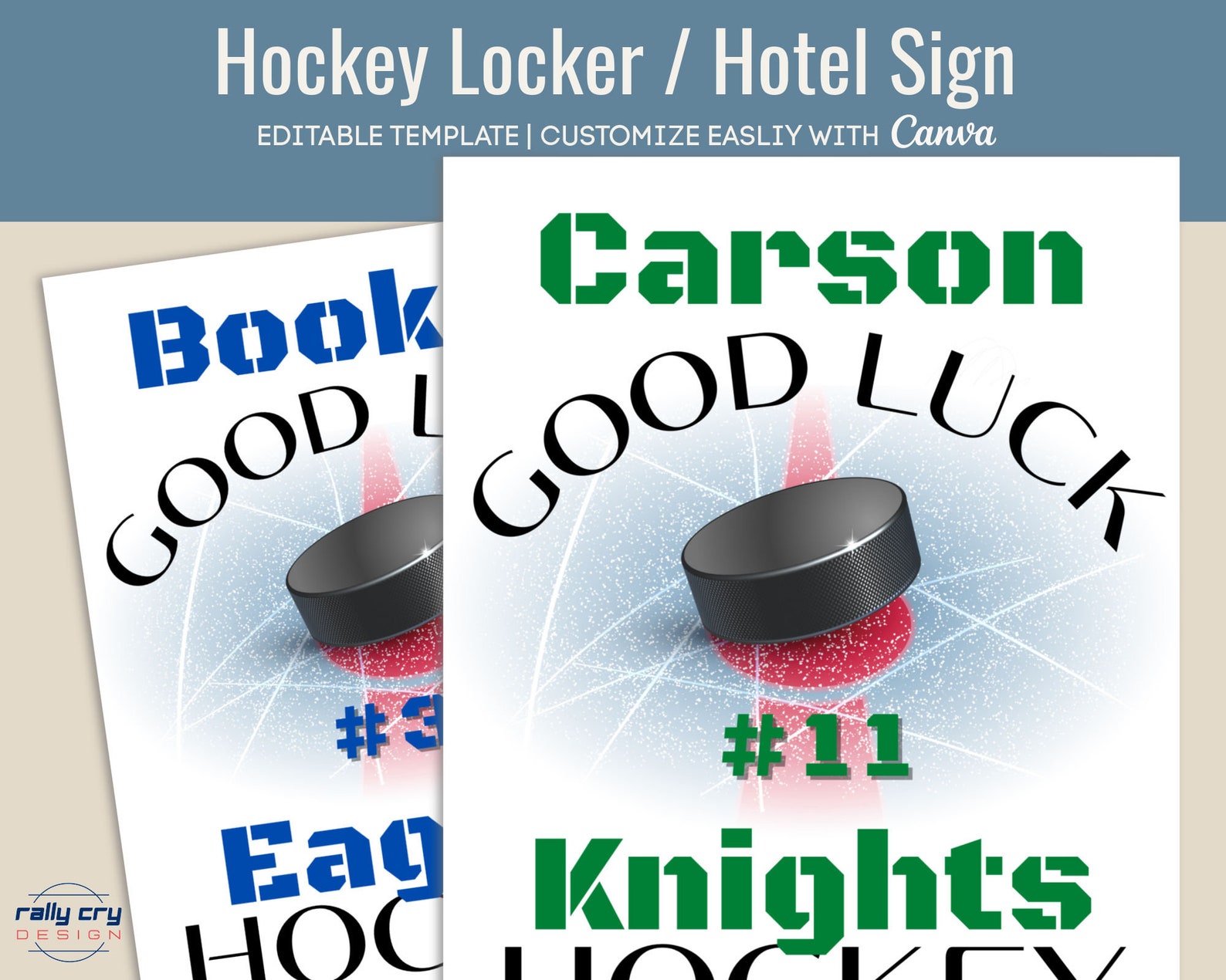 Good Luck Hockey Locker Decoration Sign Trave Pride Hotel - Etsy