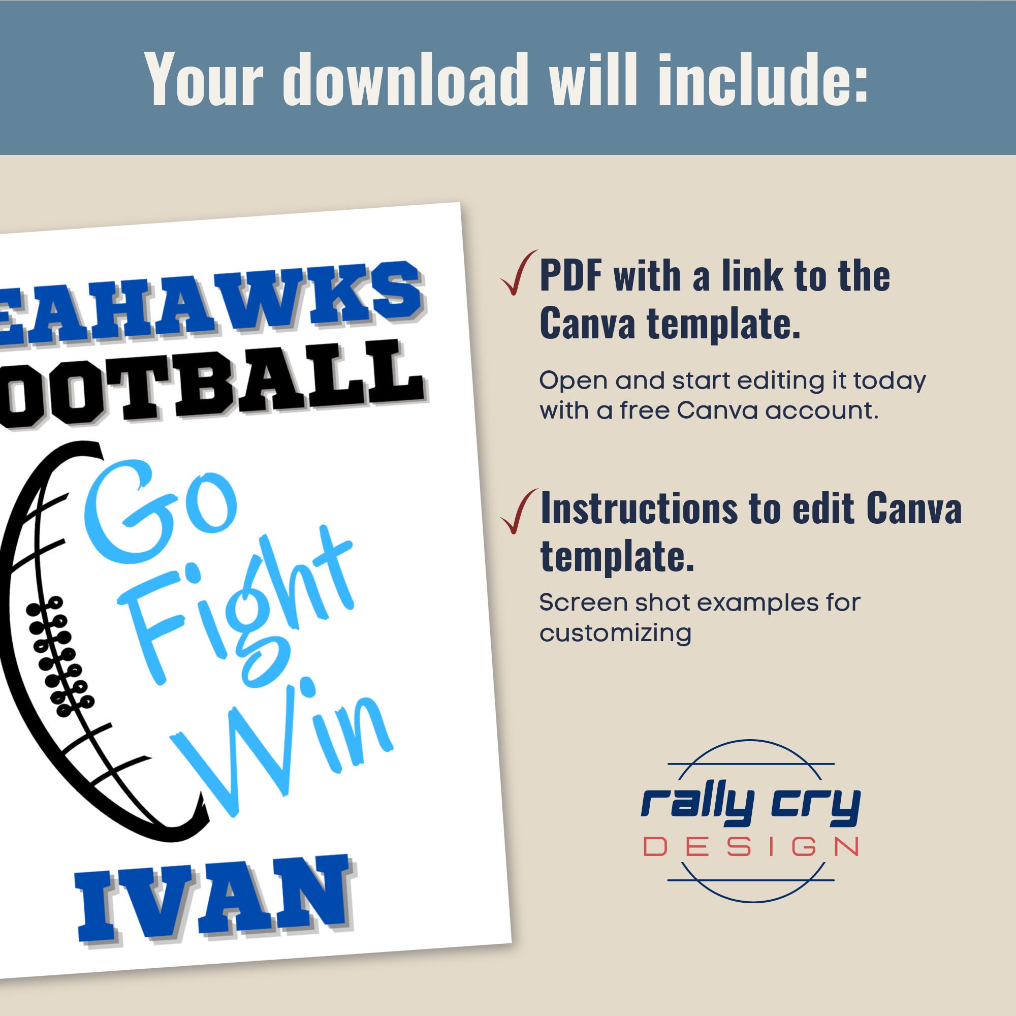 Football Locker Decoration, Locker Sign Tag, Hotel Door Sign, Locker ...