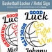 Good Luck Basketball Hotel Door Sign Pep Rally Poster - Etsy