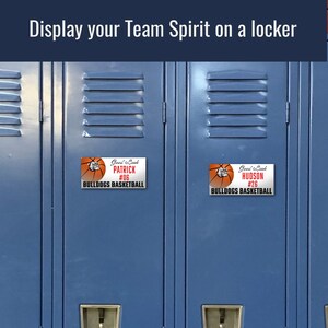 Good Luck Basketball Hotel Door Sign, Locker Room Decoration Name Tag ...