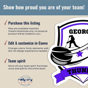 Girls Hockey Hotel Door Sign, Locker Decoration Name Tag, Club Hockey ...