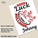 Good Luck Football Locker Decoration, Locker Sign Tag, Hotel Door Sign ...