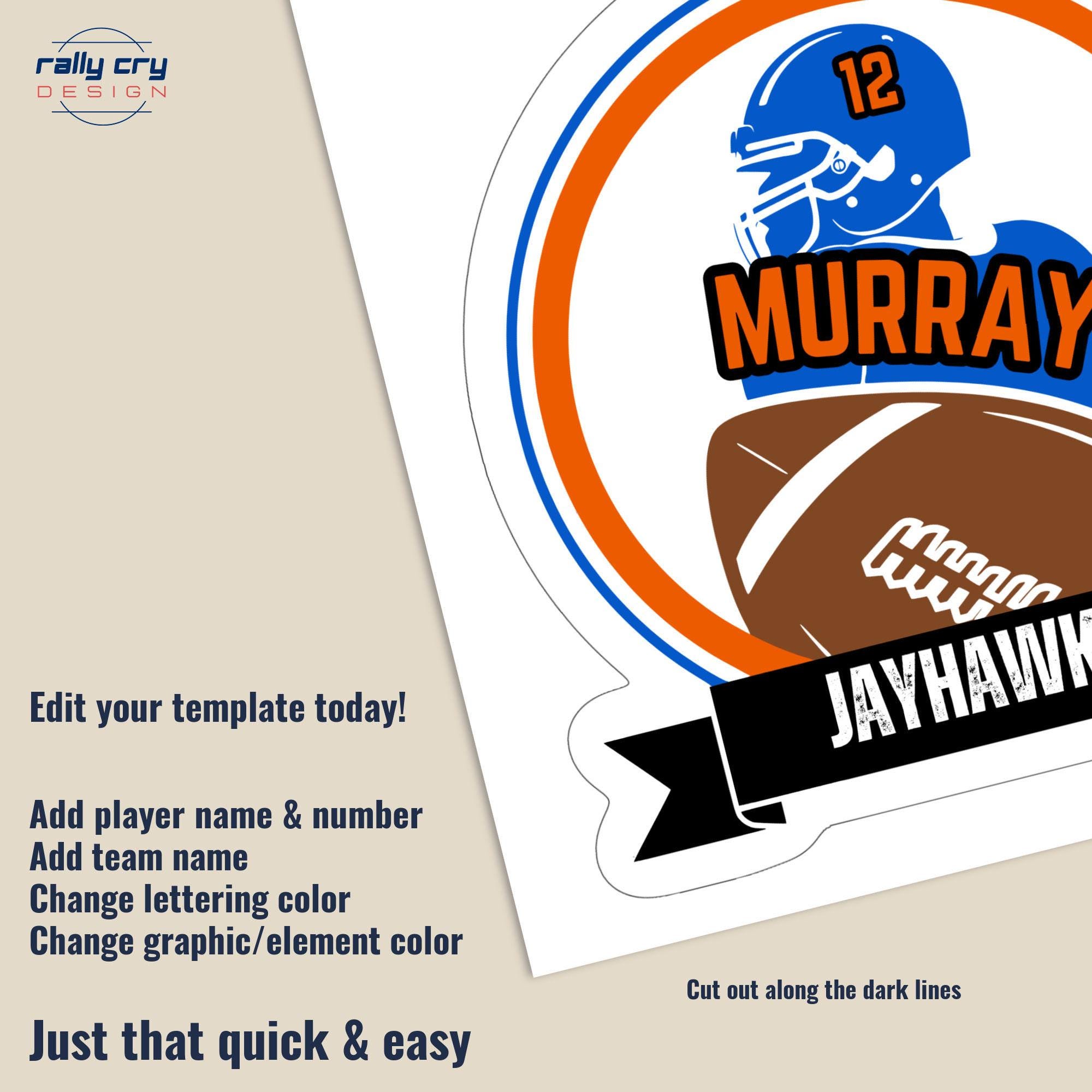 Football Locker Decoration Name Tag, Hotel Door Sign, Football Club ...