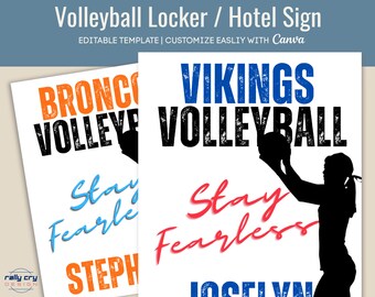Hotel Room Volleyball Sign - Etsy