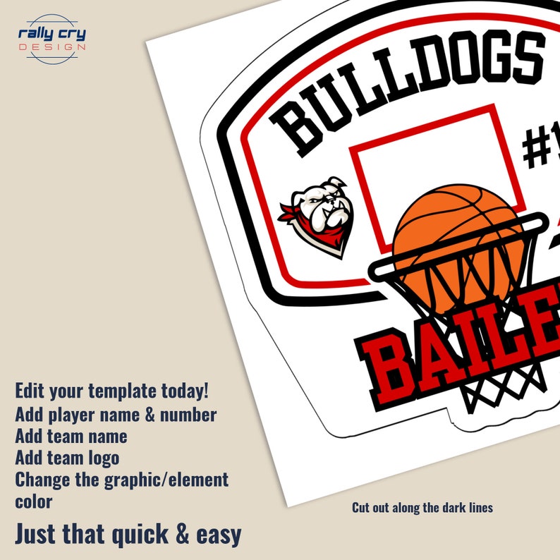 Basketball Hotel Door Sign, Locker Decoration Name Tag, Travel Team ...