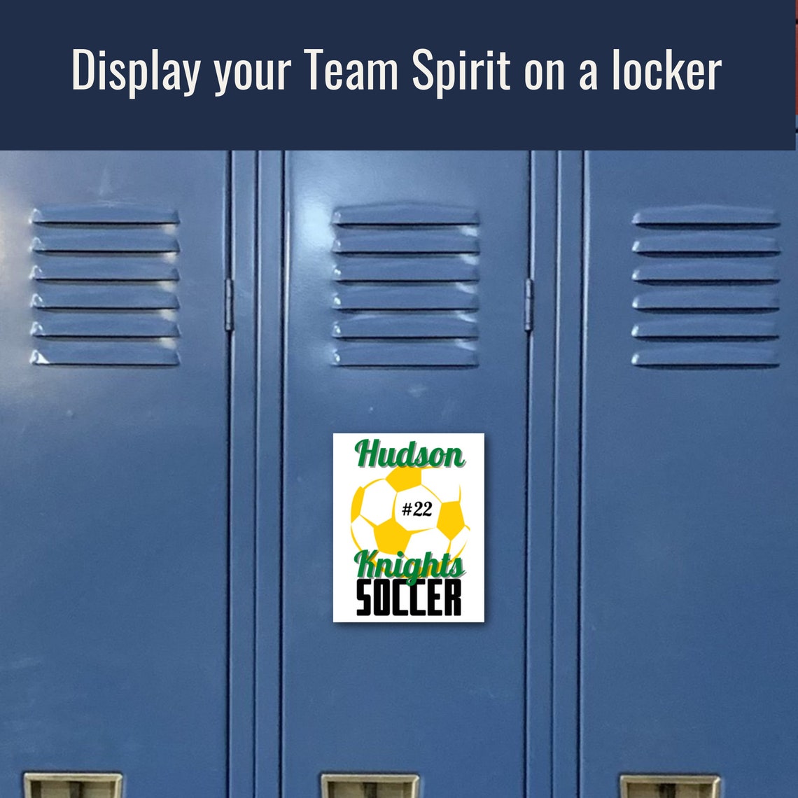 Soccer Locker Decoration Sign Tag Team Hotel Hanger Sign - Etsy