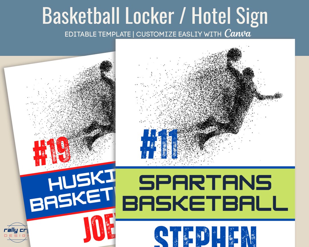 Boys Basketball Locker Sign Decoration, Hotel Door Hanger, Locker Room ...