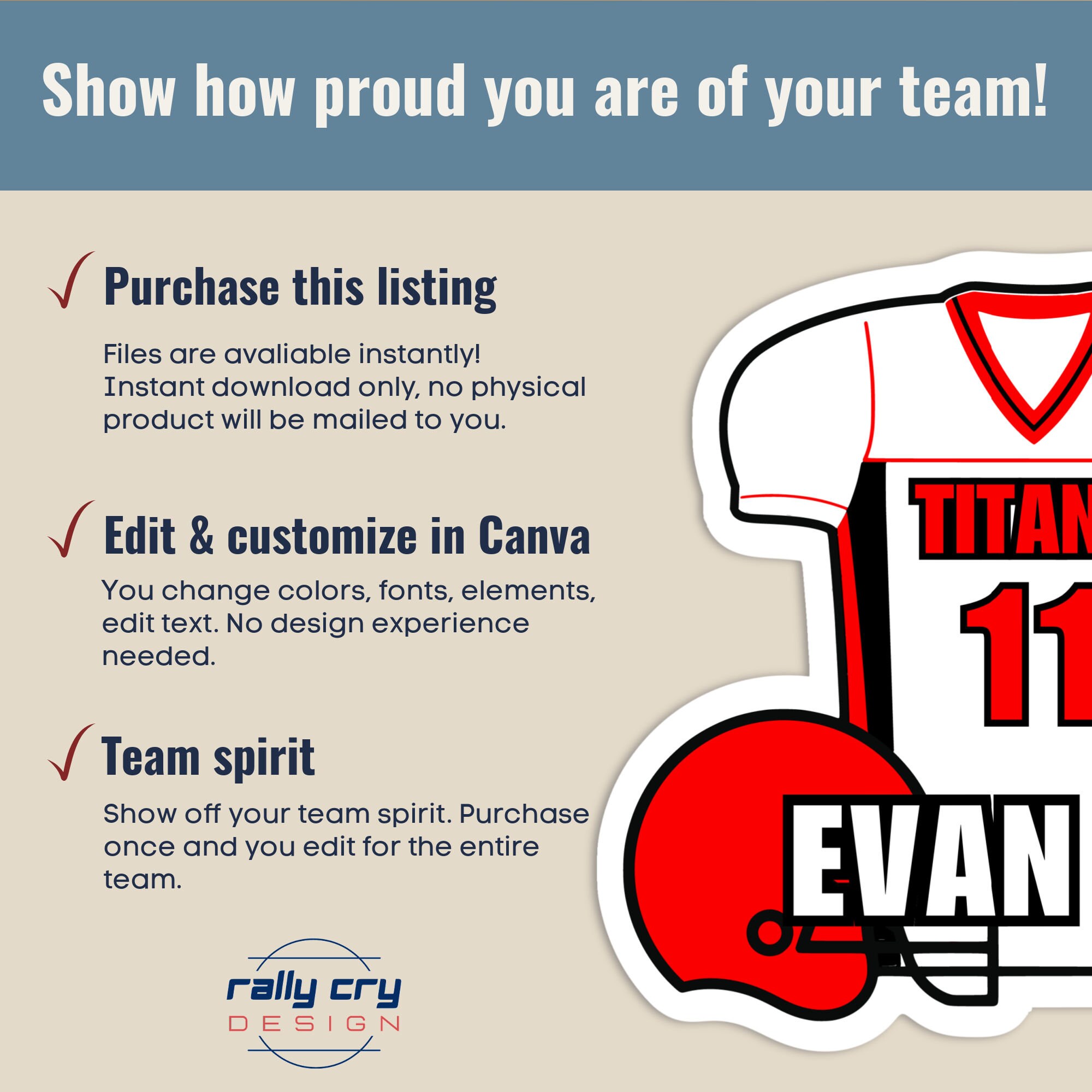 Football Hotel Door Sign, Locker Decoration Name Tag, Football Club ...