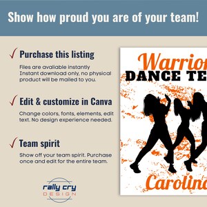 Dance Team Locker Sign Decoration, Dance Squad Spirit Poster, Hotel ...