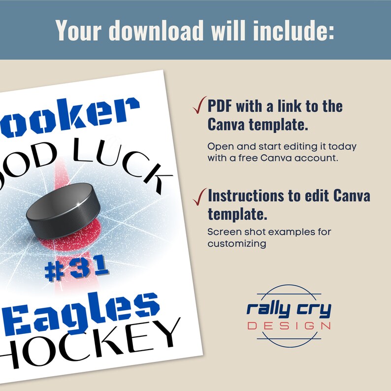 Good Luck Hockey Locker Decoration Sign Trave Pride Hotel - Etsy