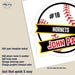 Baseball Hotel Door Sign, Locker Decoration Name Tag, Baseball Spirit ...