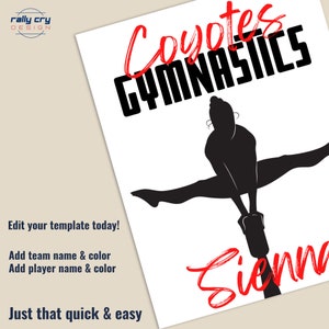 Gymnastics Hotel Door Sign Tag, Locker Decoration Sign, Gymnastics Club ...