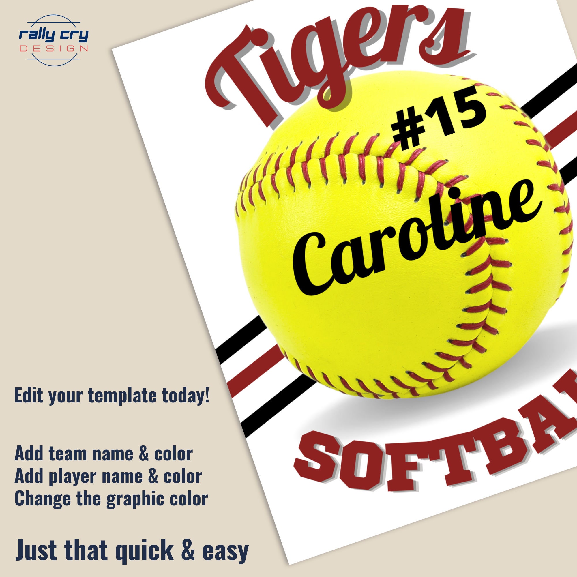 Girls Softball Locker Decoration Hotel Door Sign Pep Rally - Etsy