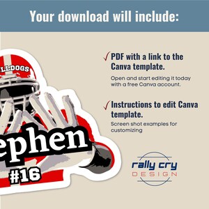 Football Hotel Door Sign, Locker Decoration Name Tag, Football Club ...