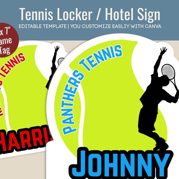 Tennis Boys Sign - Etsy