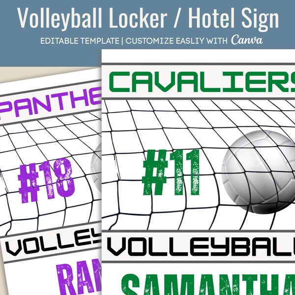 Volleyball Locker Room Decorations - Etsy