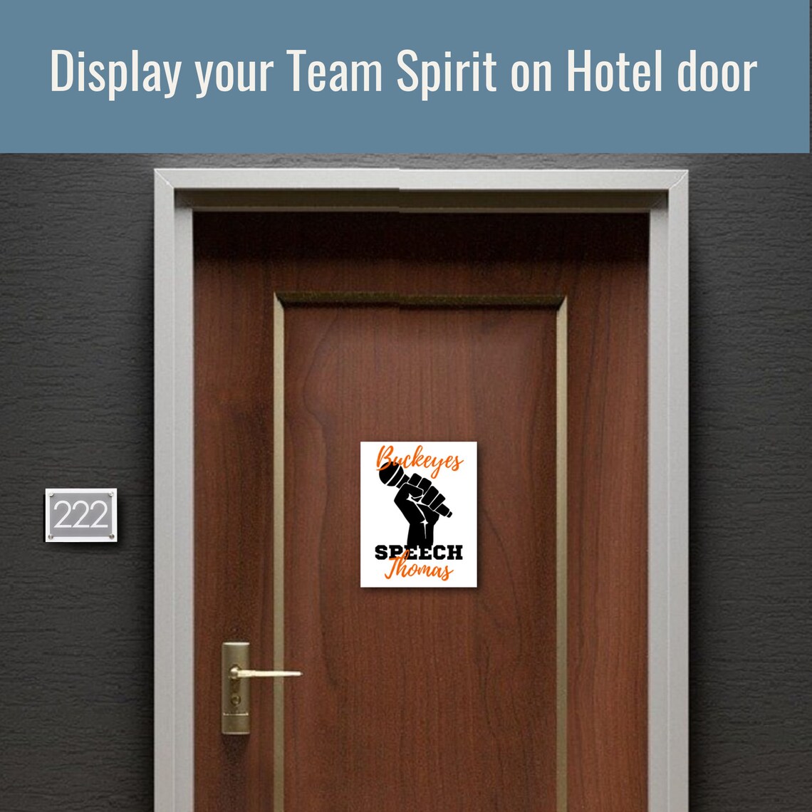 Speech Team Locker Sign Hotel Door Travel Sign Debate Team - Etsy