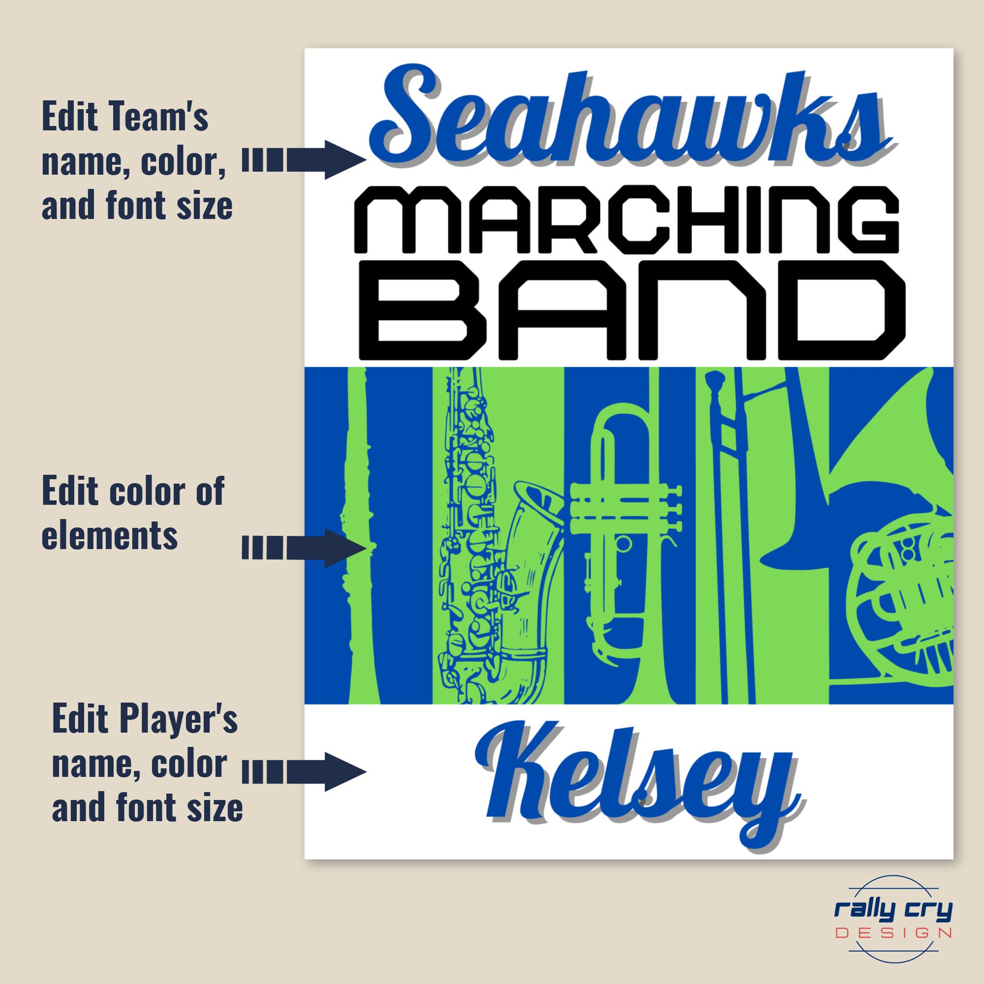 Marching Band Locker Sign Hotel Door Sign Locker Room - Etsy