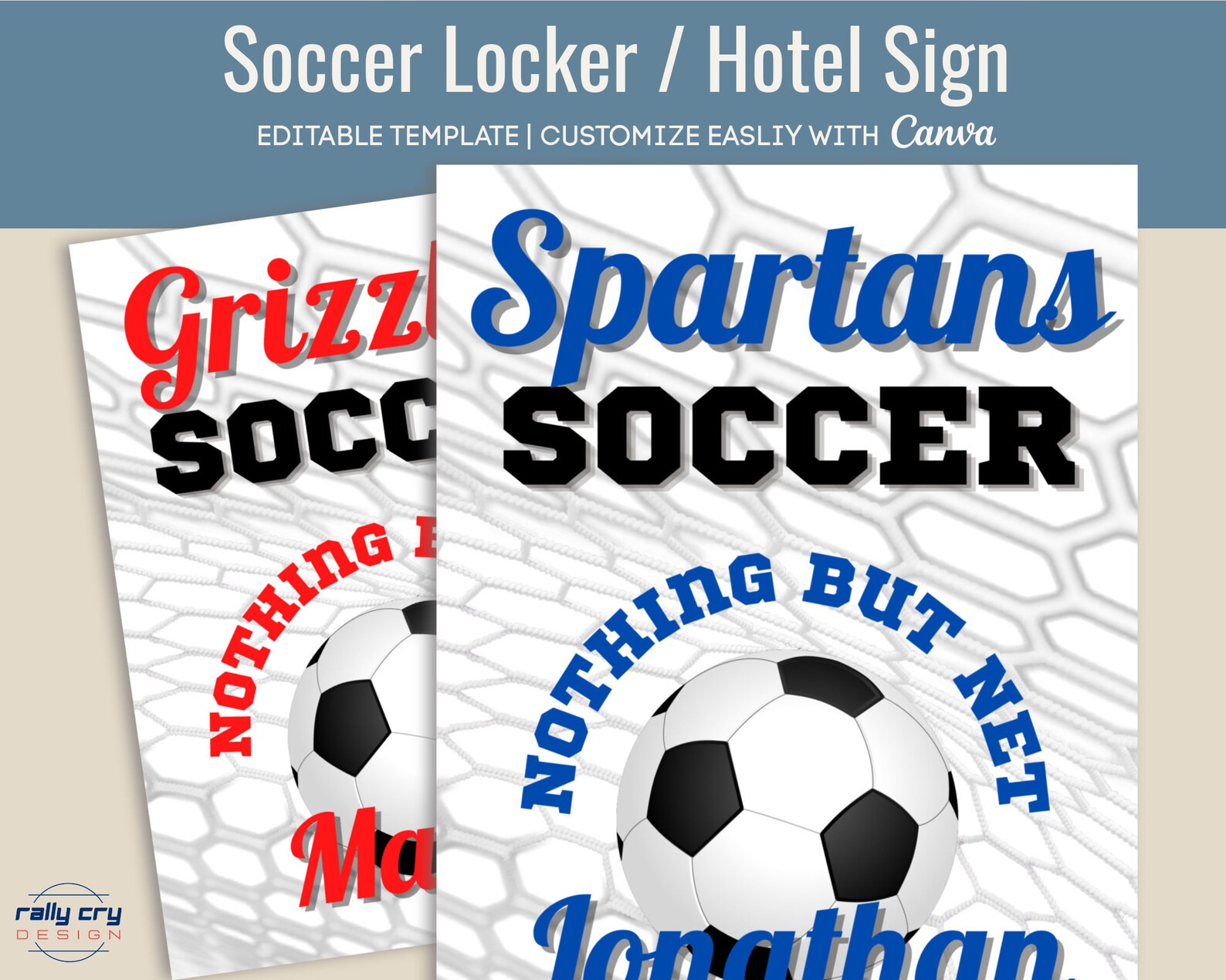 Soccer Locker Decoration Locker Sign Tag Hotel Door Sign - Etsy