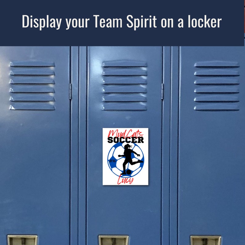 Girls Soccer Hotel Door Sign, Locker Room Poster, Locker Decoration ...
