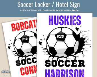 Soccer Hotel Door Sign - Etsy