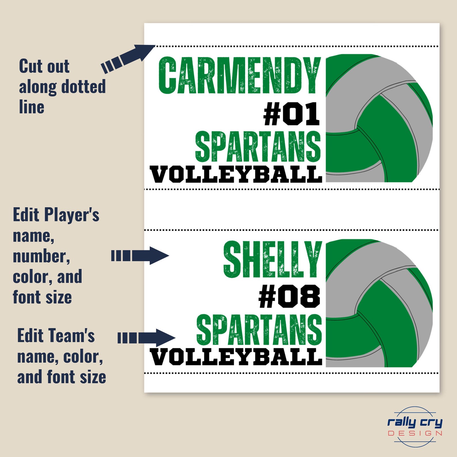 Volleyball Locker Decoration Name Tag, Hotel Door Sign, Team Sports ...