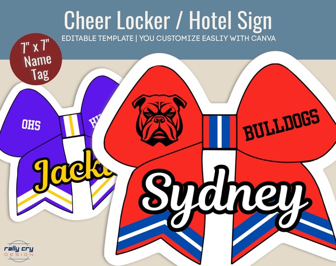 Nationals Door Signs; Cheerleading Door Signs; Door Signs; Cheer Door ...