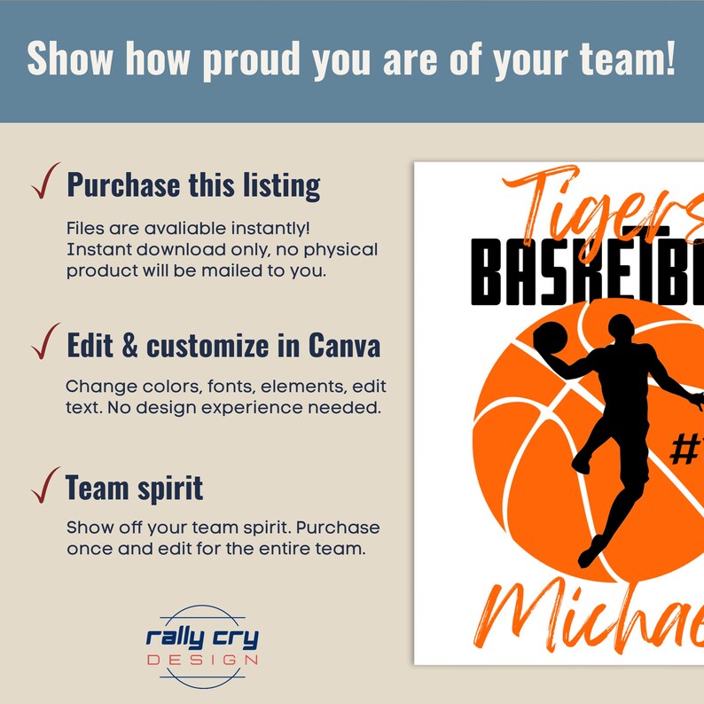 Boys Basketball Hotel Door Sign Pep Rally Team Spirit Poster - Etsy