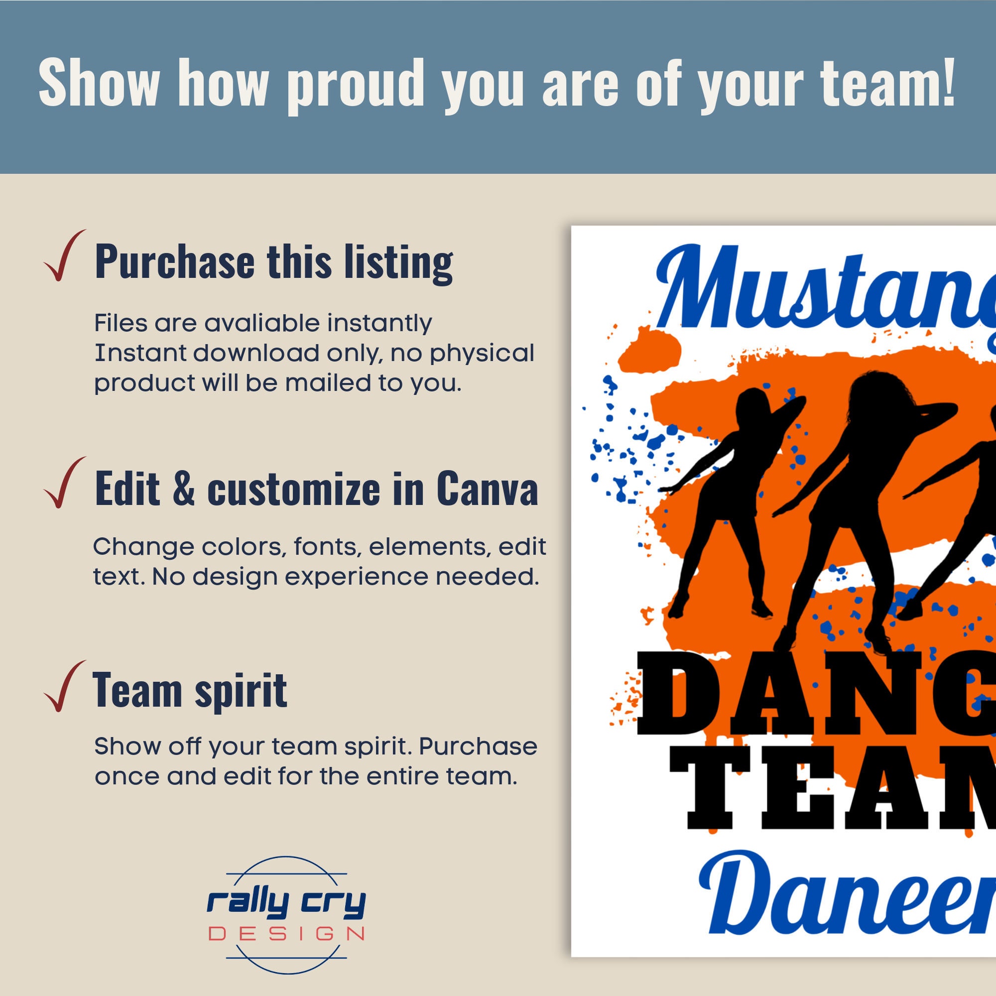 Dance Team Hotel Door Sign Tag Locker Decoration Dance Squad - Etsy