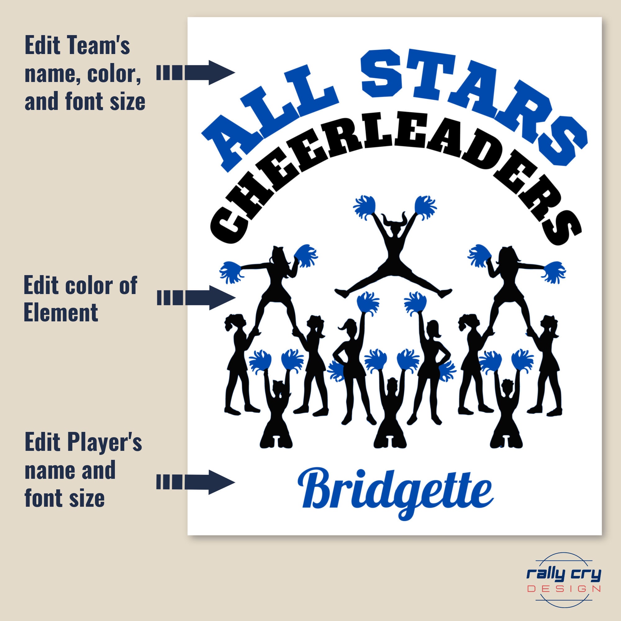 Cheerleader Hotel Door Sign Tag Locker Decoration Cheer Team - Etsy