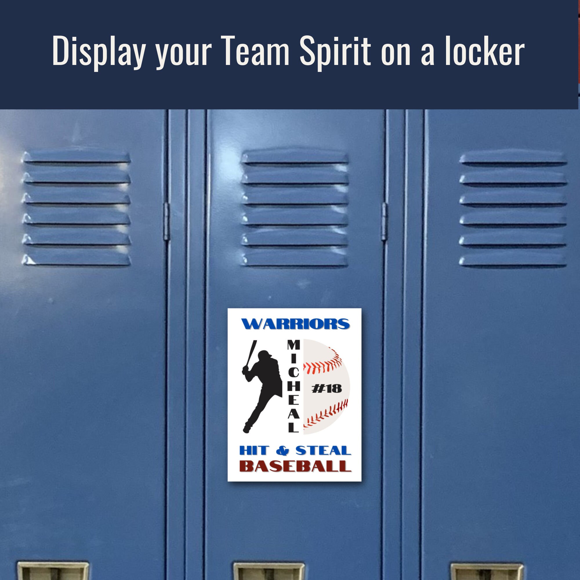 Baseball Locker Decoration Locker Sign Tag Hotel Door Sign - Etsy