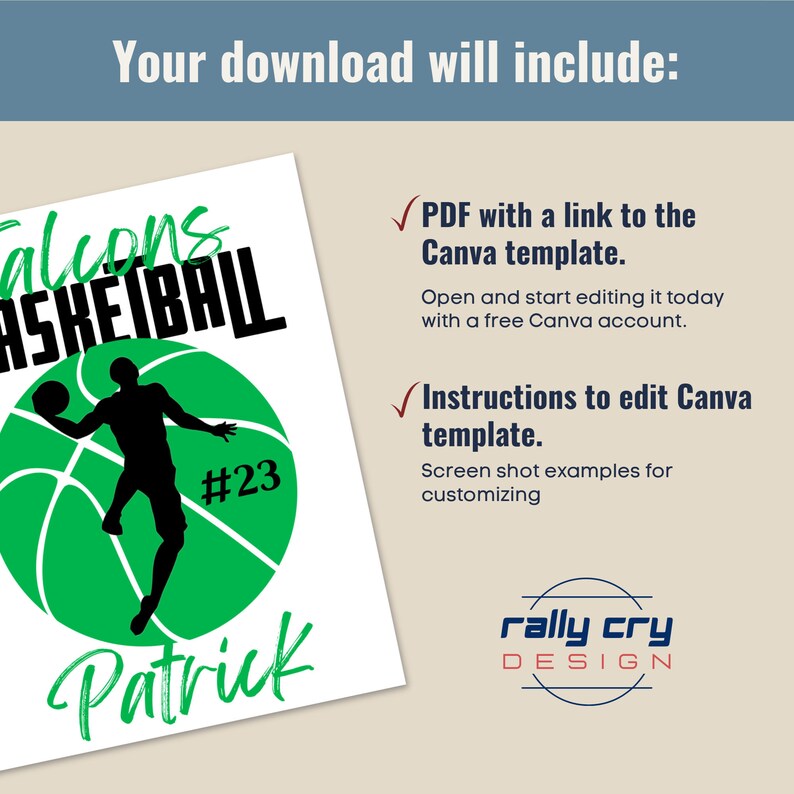 Boys Basketball Hotel Door Sign Pep Rally Team Spirit Poster - Etsy