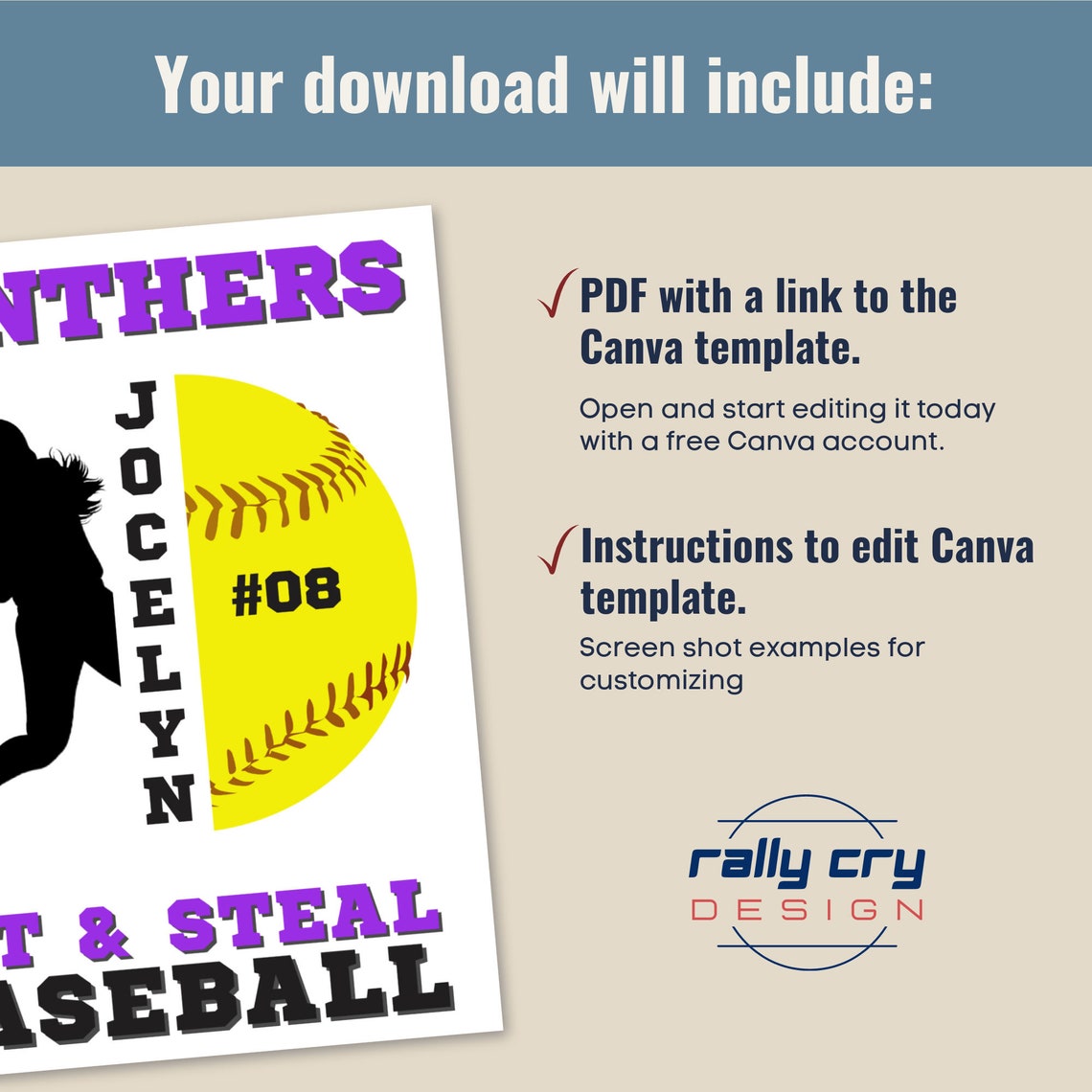 Girls Softball Hotel Door Sign Locker Decoration Name Tag - Etsy