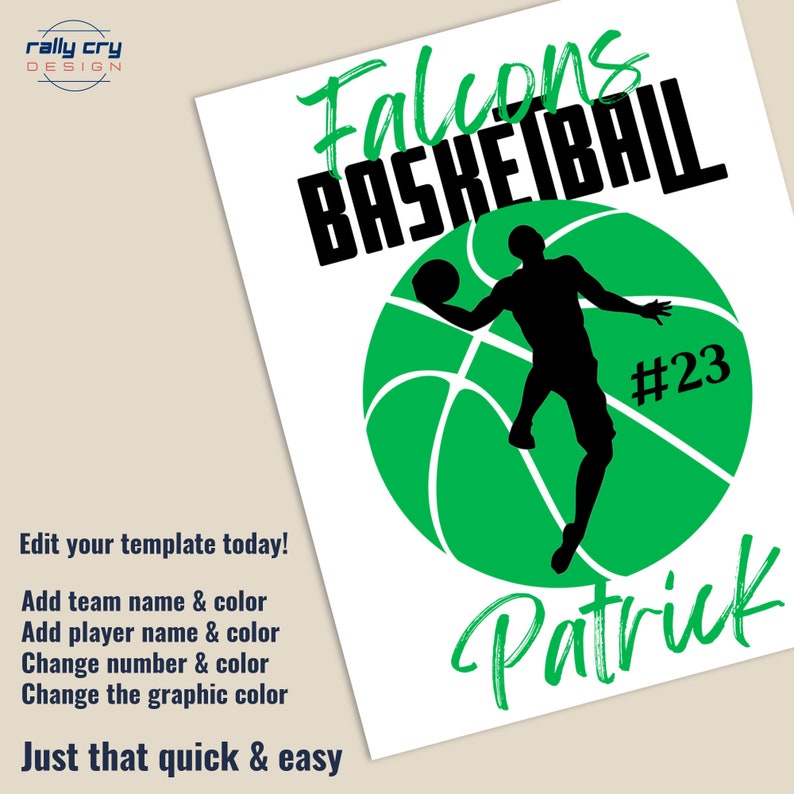 Boys Basketball Hotel Door Sign Pep Rally Team Spirit Poster - Etsy