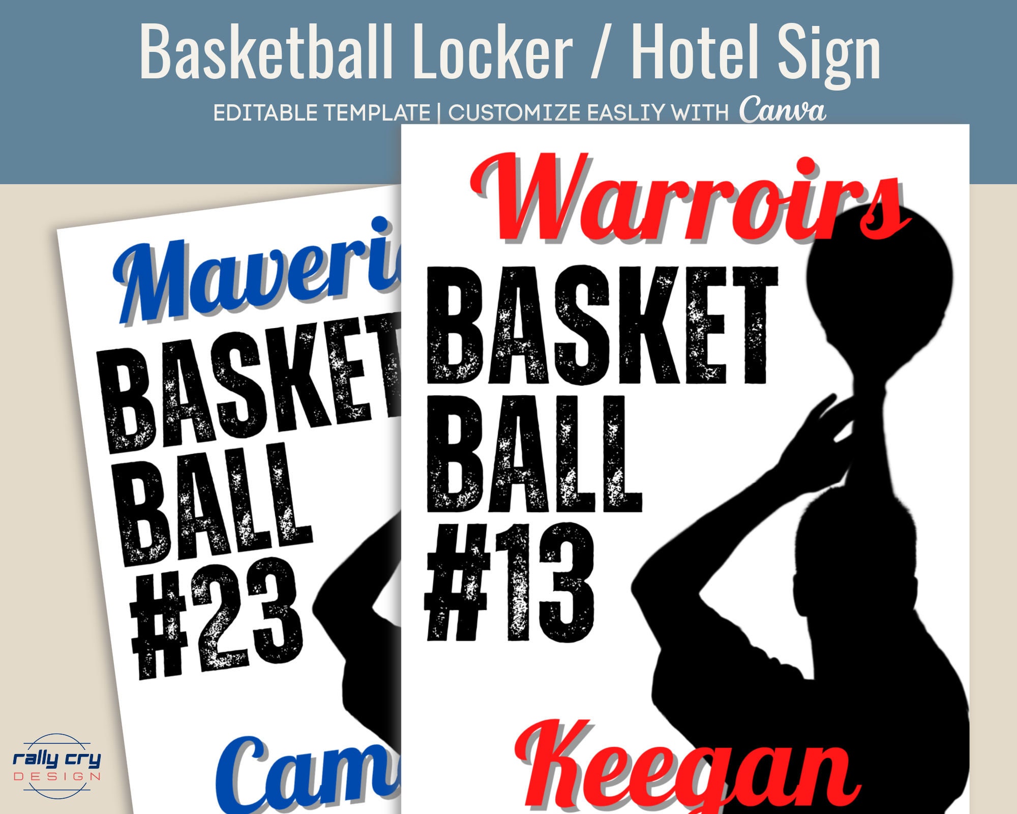 Boys Basketball Hotel Door Sign Pep Rally Team Spirit Poster - Etsy