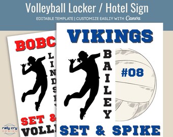 Volleyball Hotel Sign - Etsy