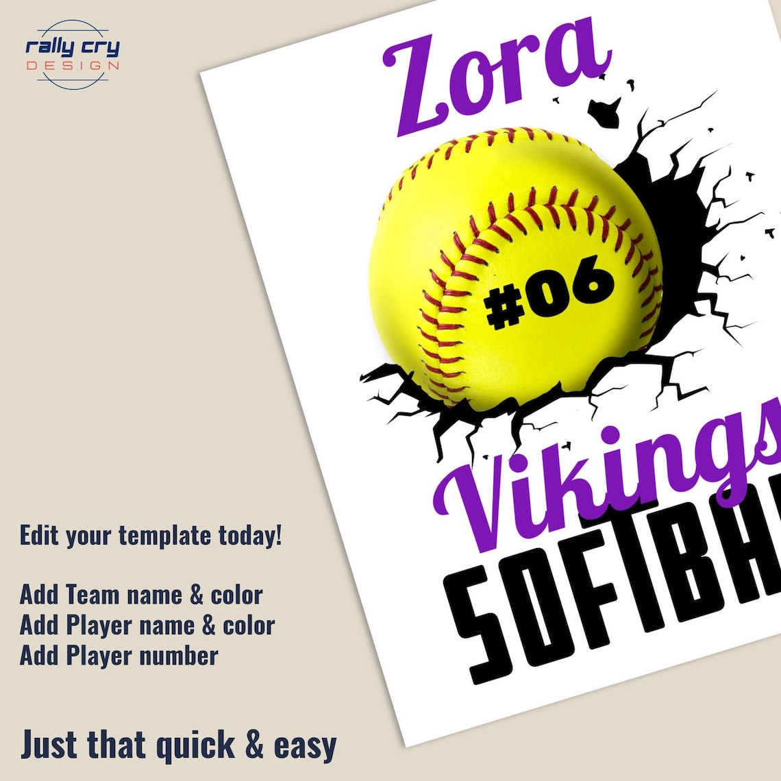 Girls Softball Locker Decoration, Hotel Door Sign, Softball Travel ...