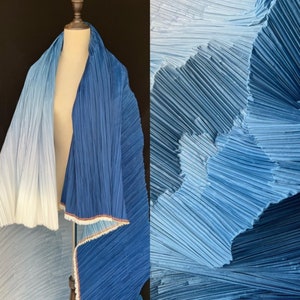 Gradient Pleated Fabric Stiff Plisse Accordion Creative Crimping ...