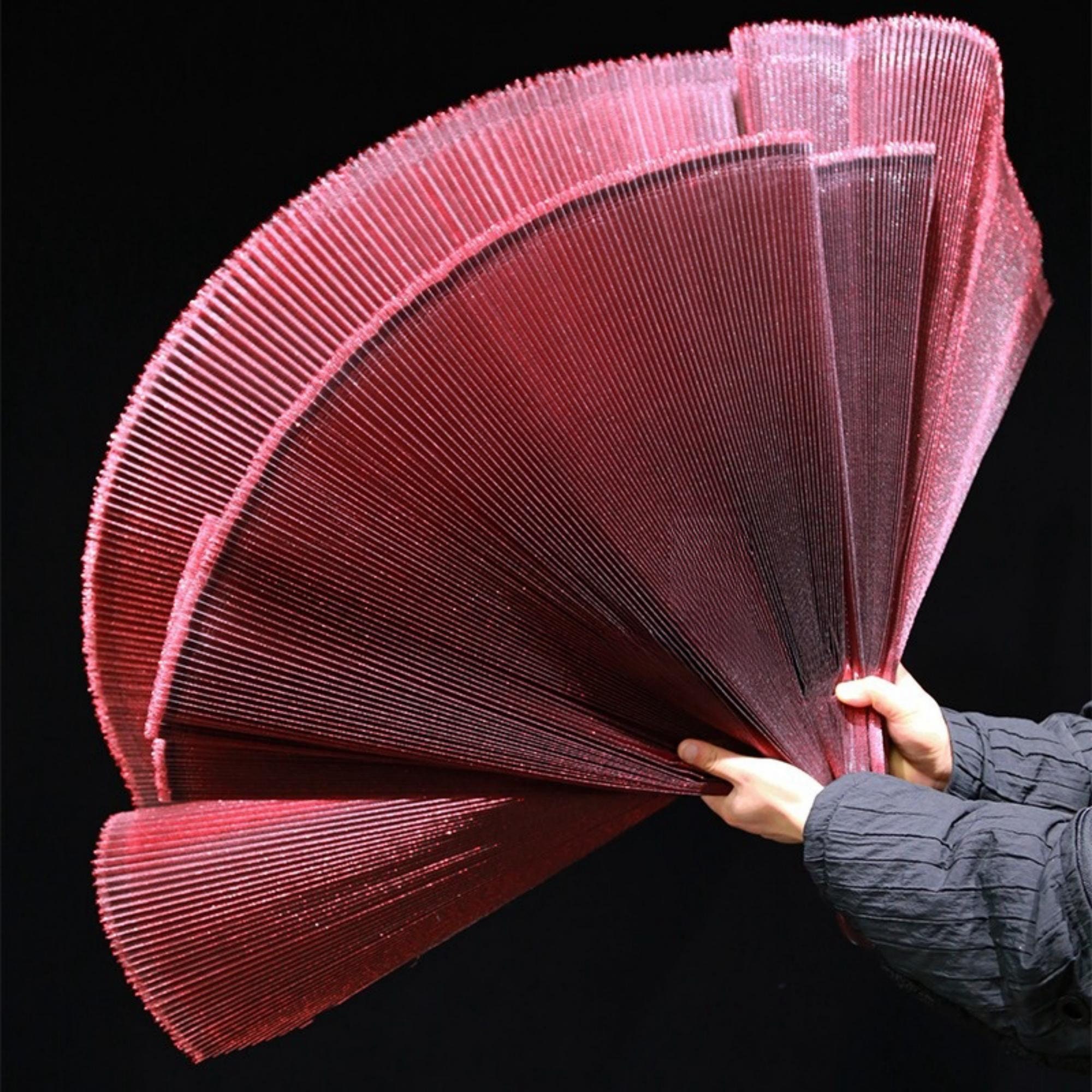 New Shiny Stiff Pleated Fabric,clothing Designer Fabric,dress,wedding ...