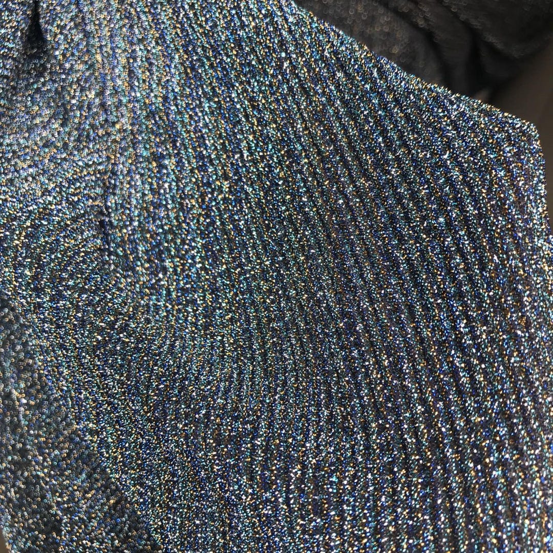 Shiny Elasticity Texture Pleated Fabric,designer Fashion Clothing Tulle ...