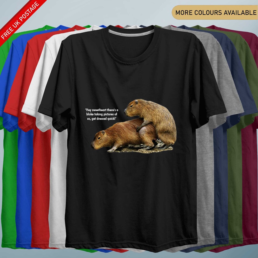 Funny Capybara Get Dressed Quick T Shirt Adult Capybara Merch - Etsy