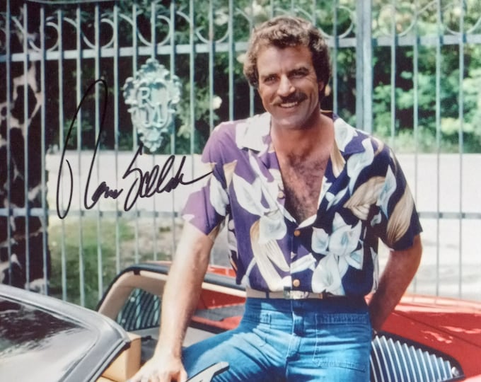 Tom Selleck Authentic Signed 8x10 Photo W/ Lighthouse COA - Magnum P.I ...