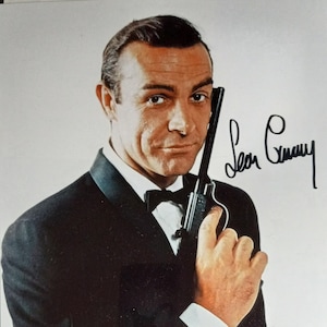 Sean Connery Authentic Signed 8.5x11 Photo W/ UA COA - James Bond 007 ...