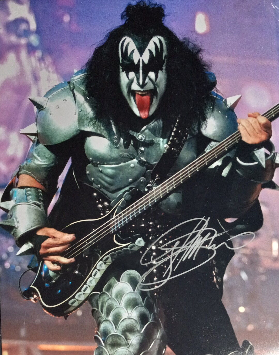 Gene Simmons 11x14 Authentic Signed Photo W/ COA - KISS - the Demon - Etsy