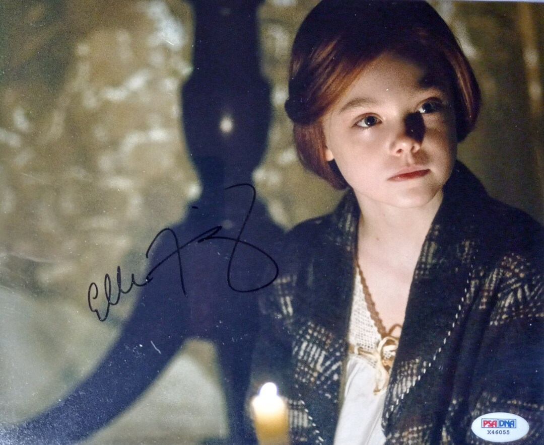 Elle Fanning 8x10 Authentic Signed Photo W/ PSA COA - Etsy